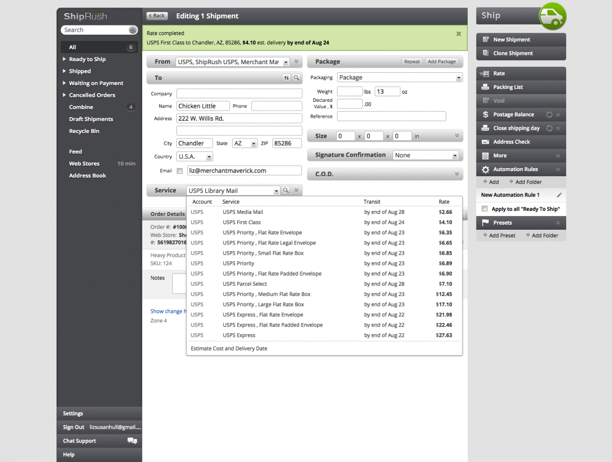 ShipRush Reviews: Shiprush for usps, shiprush fedex, shiprush web ...